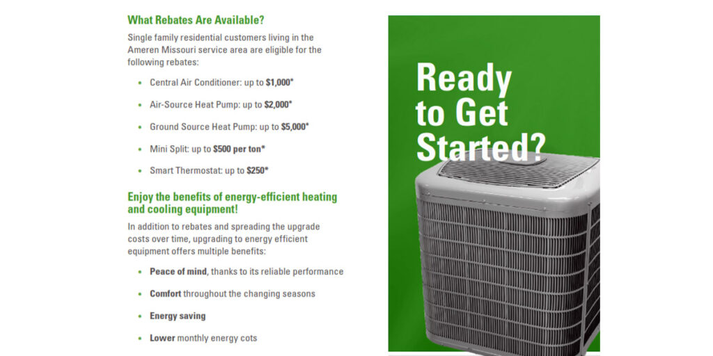 Ameren FastTrack HVAC Rebates + 25C & 25D Tax Credits | Save Big with ...